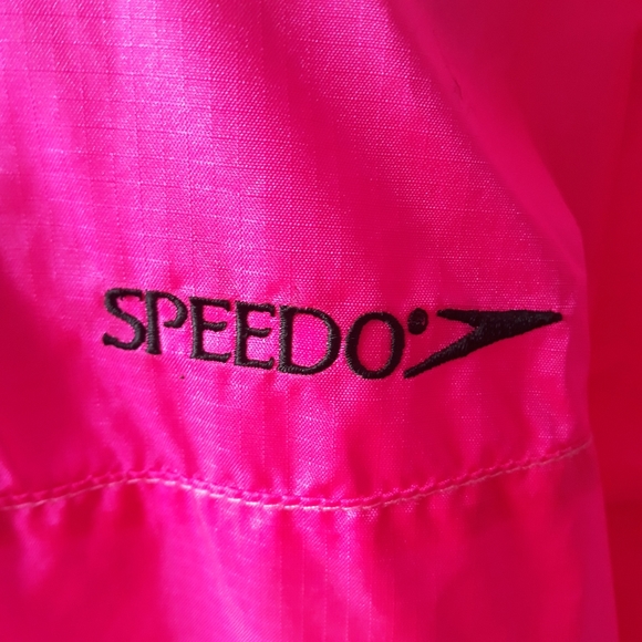 Speedo | Jackets & Coats | Speedo Vintage 9s Hot Pink Windbreaker ...